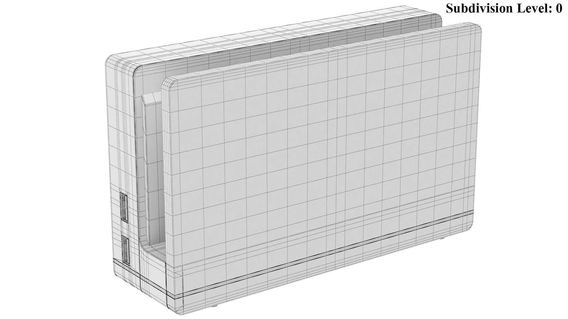3d Detailed Nintendo Switch Dock Model Turbosquid 2168722