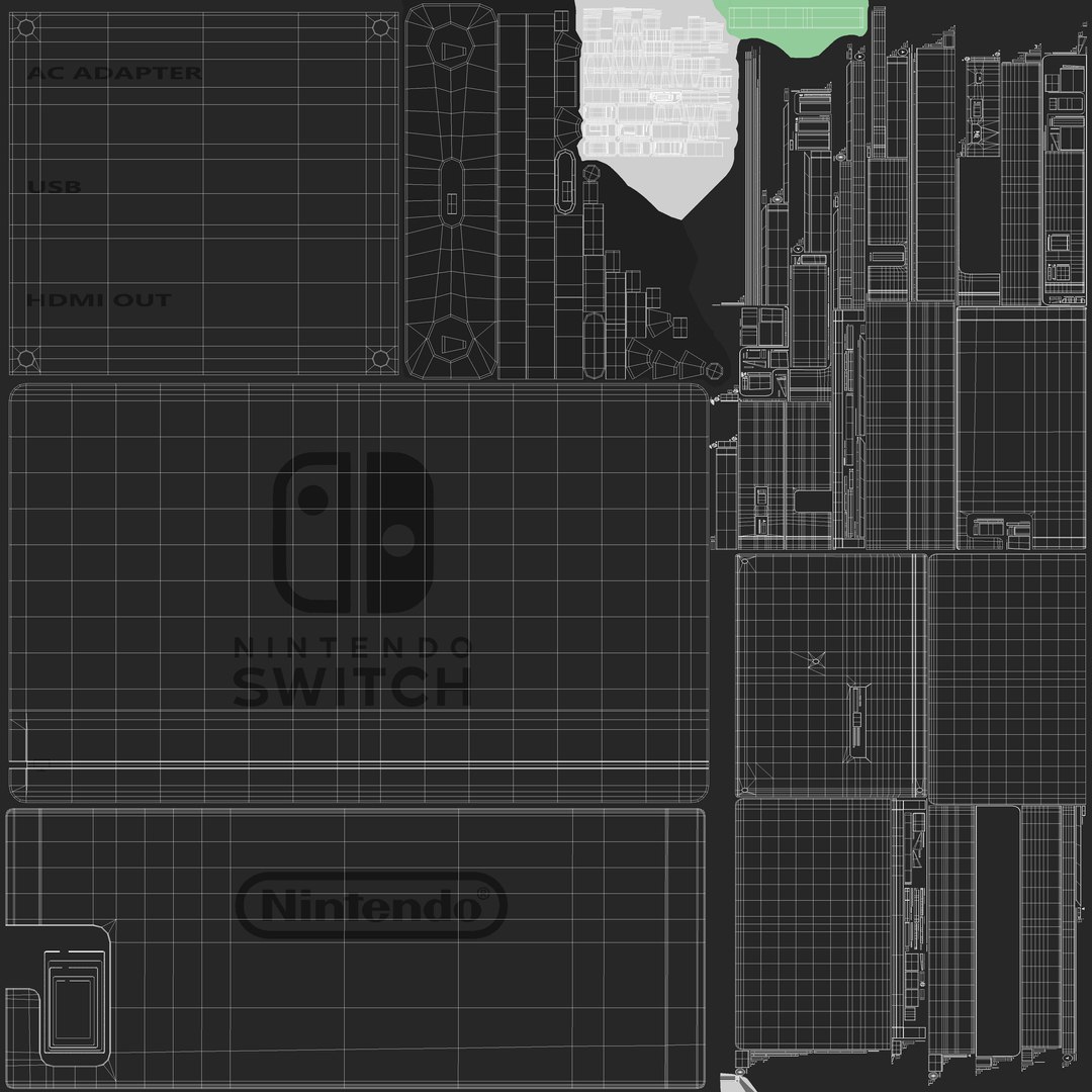 3D Detailed Nintendo Switch Dock Model - TurboSquid 2168722