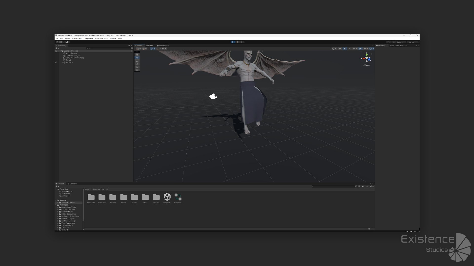 3D Count Dracula Vampire - Low Poly Realistic Monsters - Animation Fantasy Horror Boss - Enemy ...