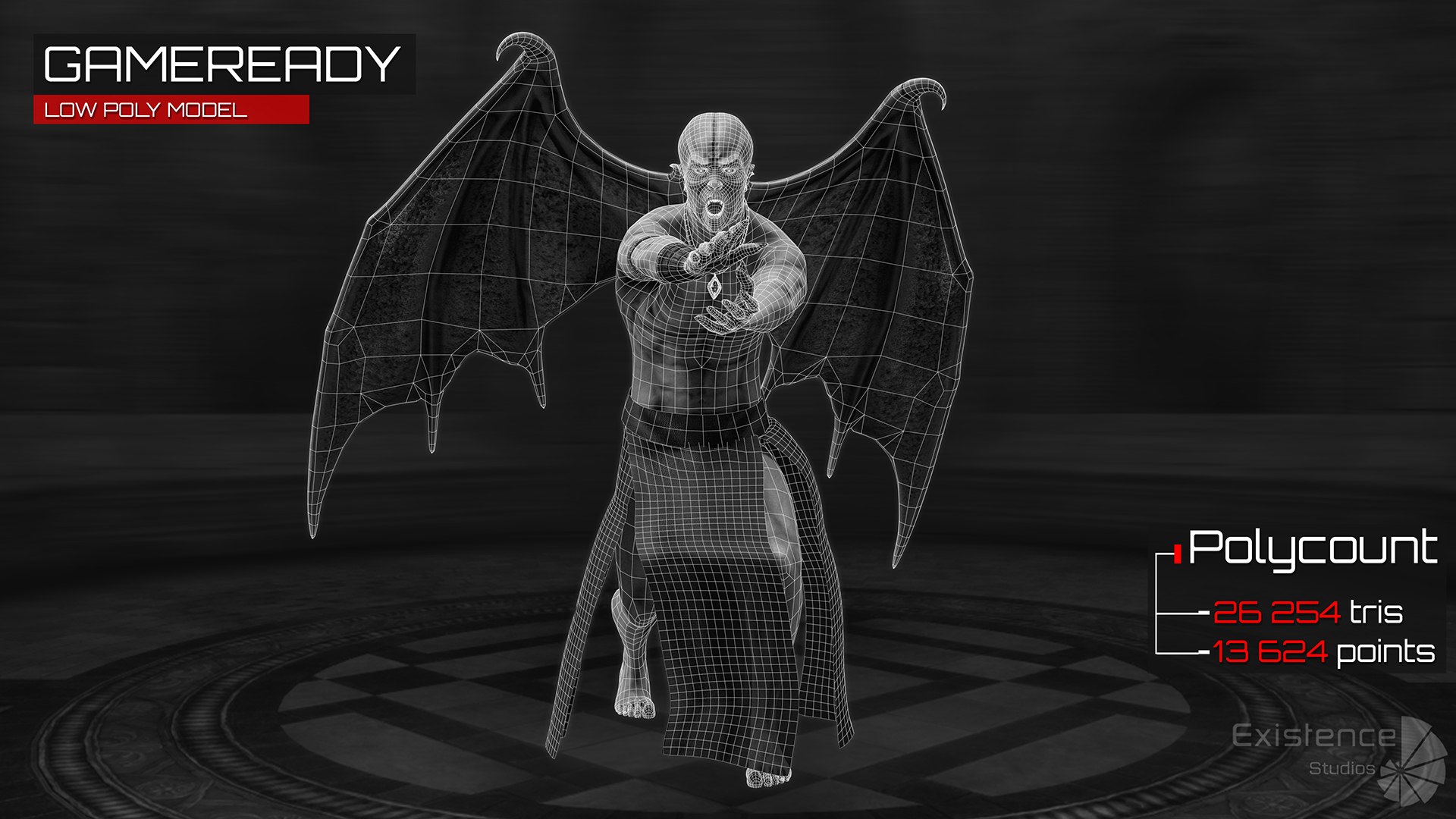 3D Count Dracula Vampire - Low Poly Realistic Monsters - Animation ...