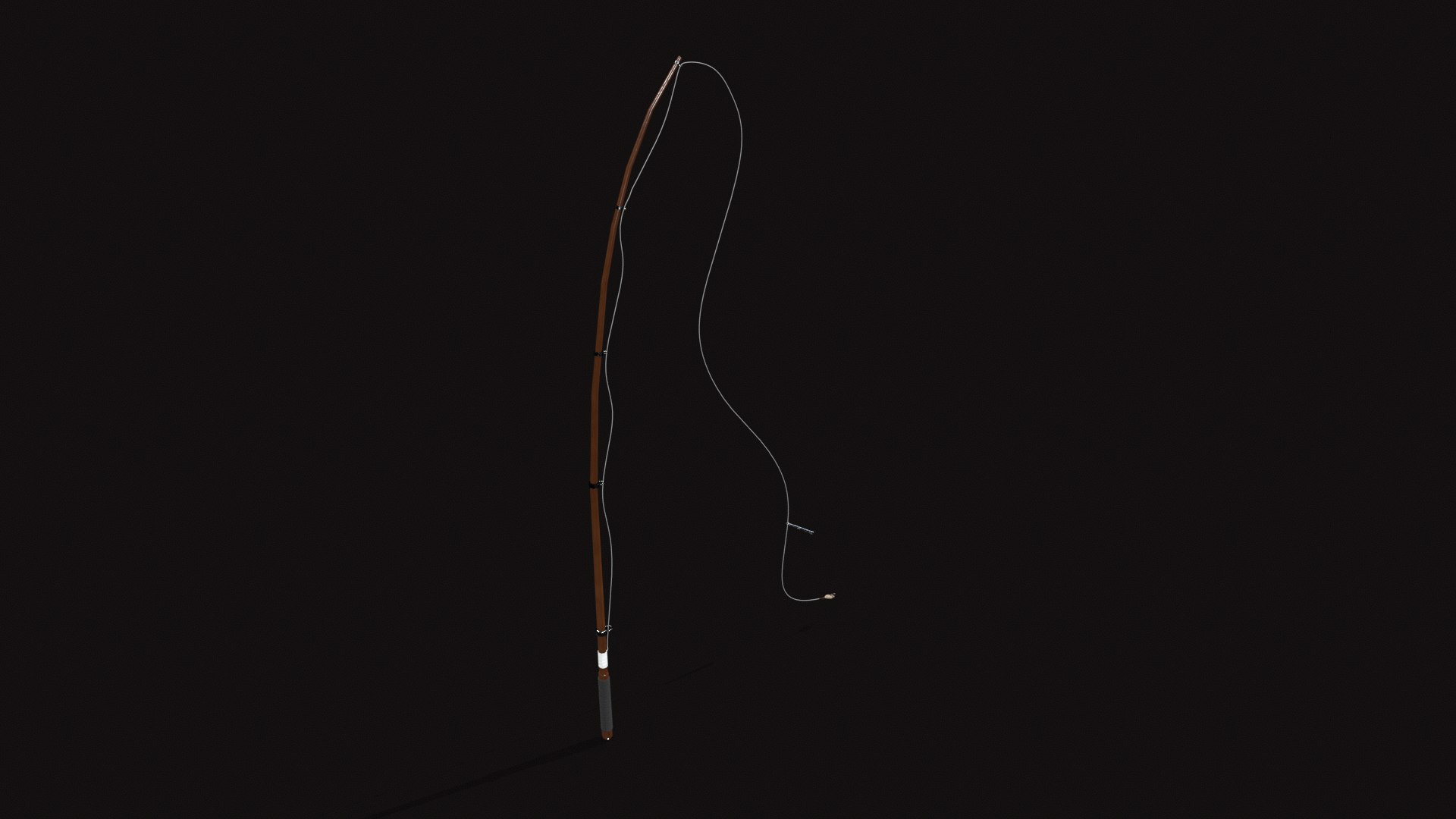 3D Medieval Fishing Rod 02 - TurboSquid 2326270