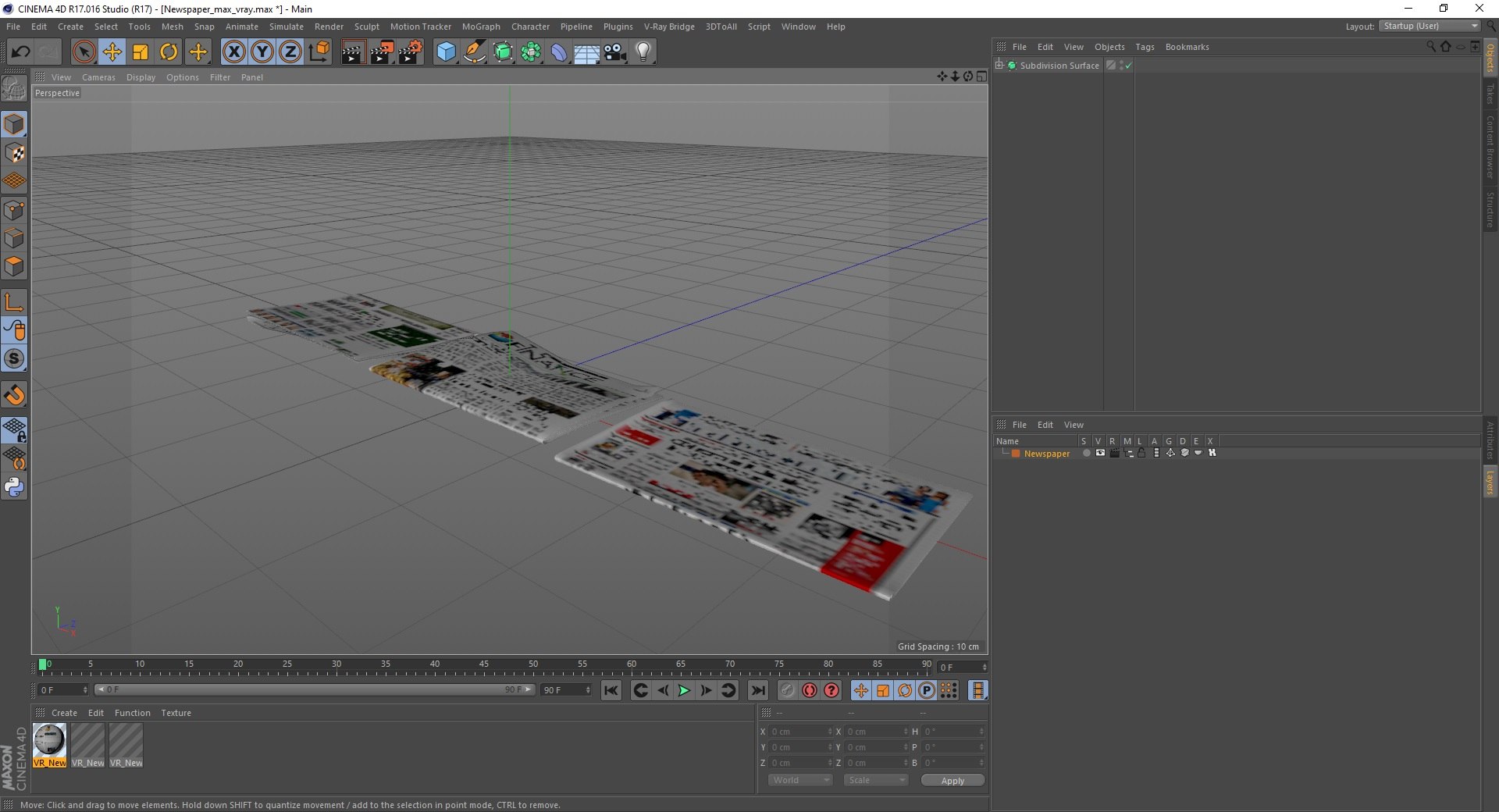 Newspaper model - TurboSquid 2062963