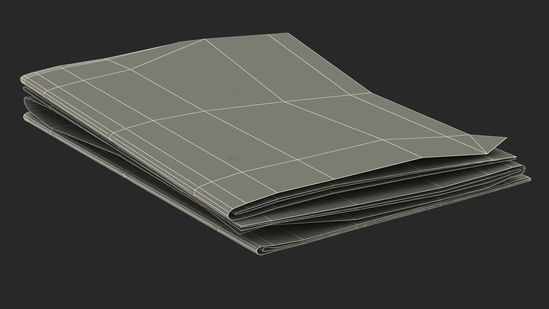 Newspaper Model - TurboSquid 2062963