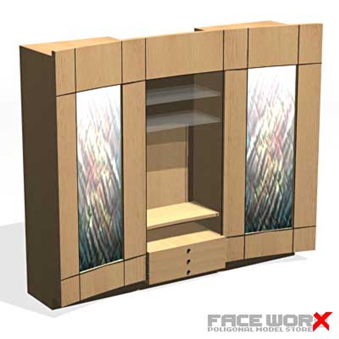 wardrobe interior 3d model