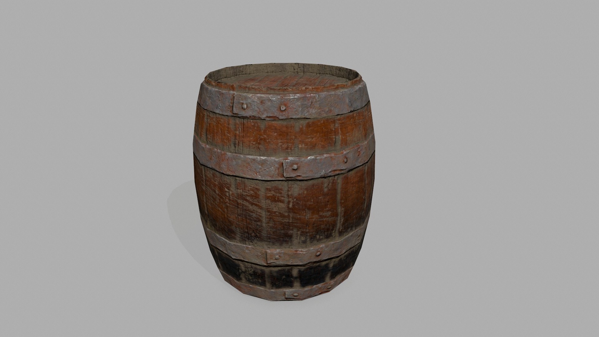 Barrel Model - TurboSquid 2017990