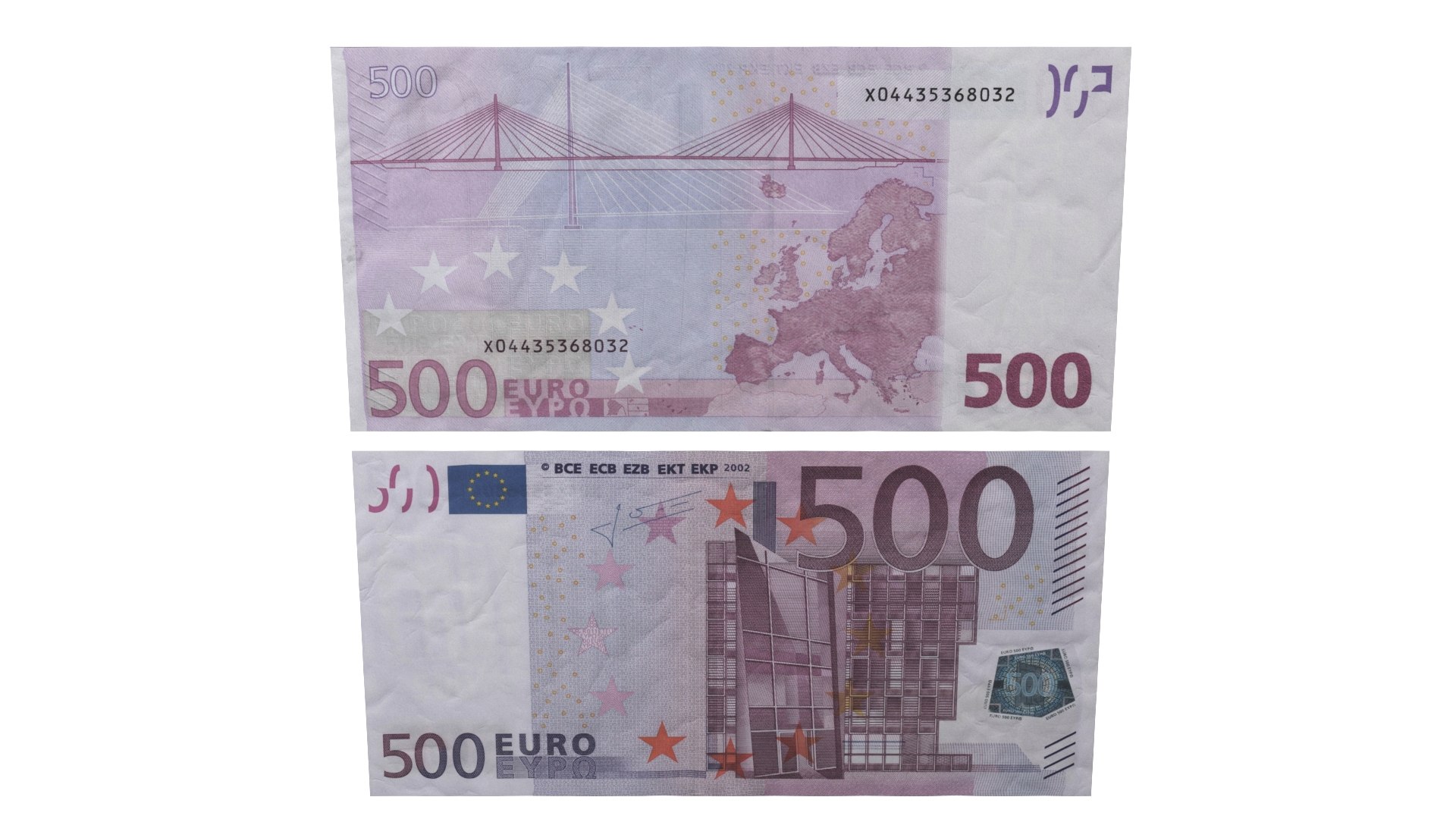 3D Euro Bill model - TurboSquid 1766862