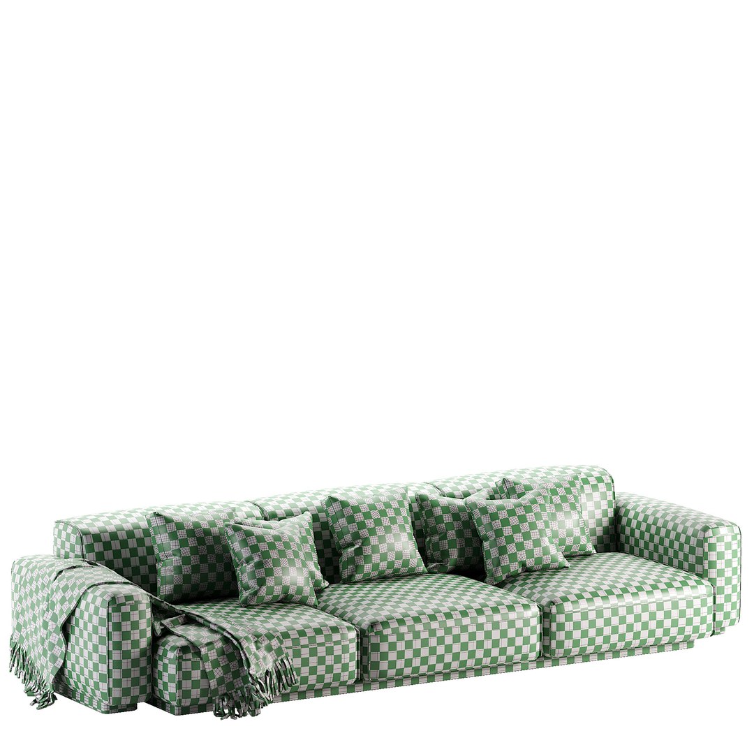 Angie 3 Seater Sofa 2015 3D - TurboSquid 2245557