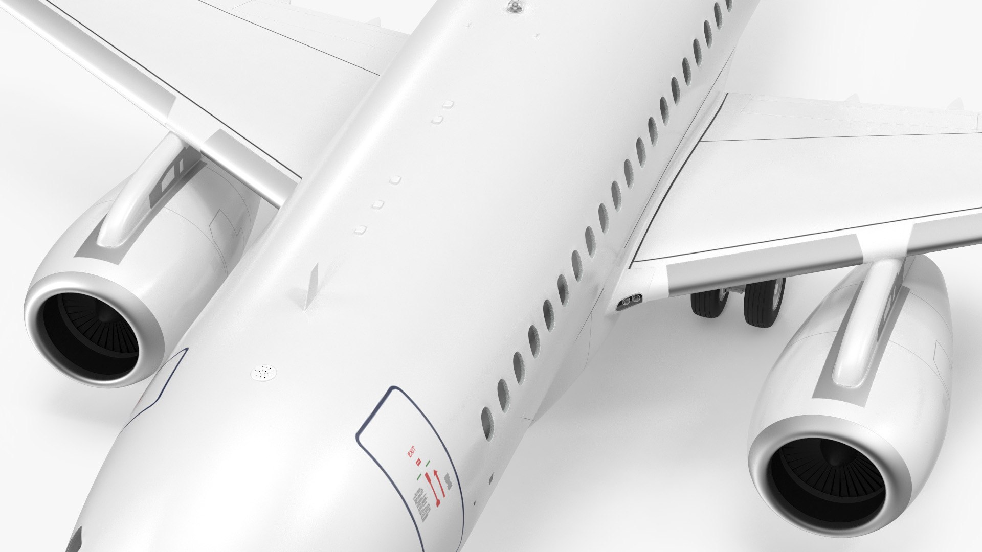 3D SSJ100 Aircraft Rigged - TurboSquid 1726219