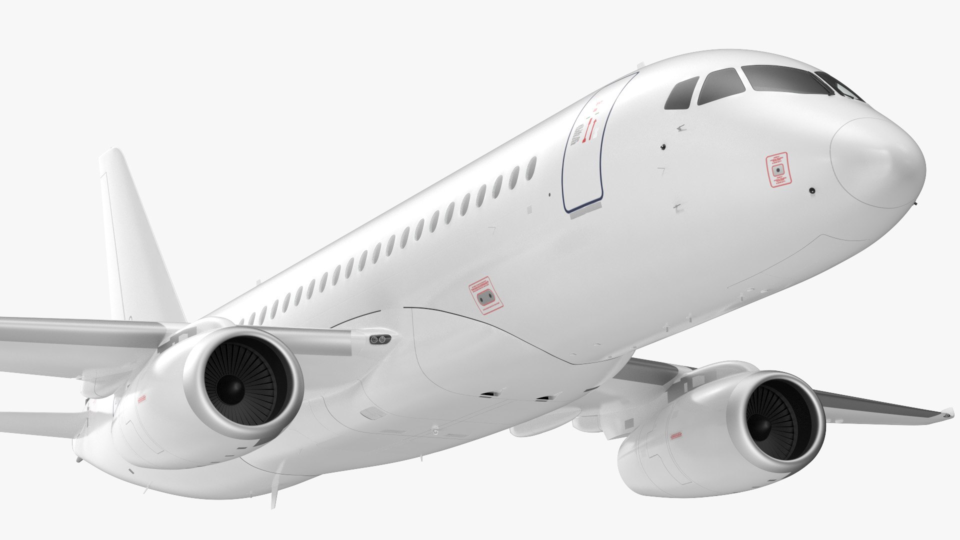 3D SSJ100 Aircraft Rigged - TurboSquid 1726219