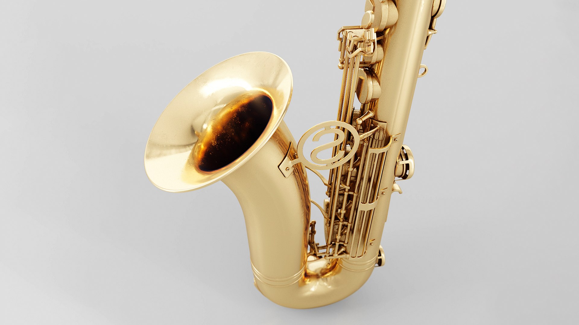 3d saxophone sax