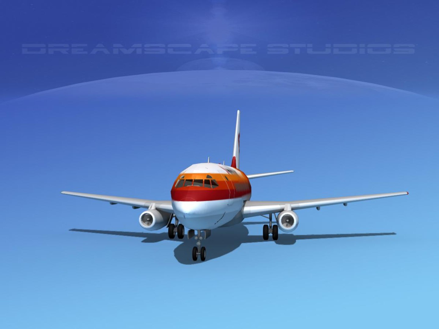 3d Boeing 737 737-100