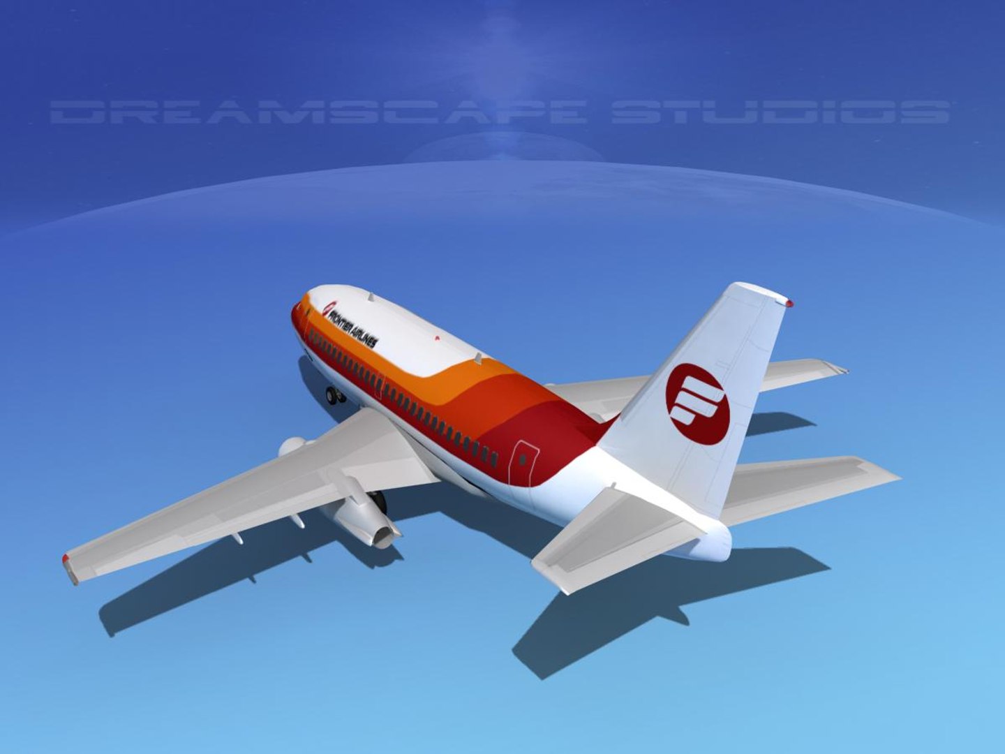 3d Boeing 737 737-100