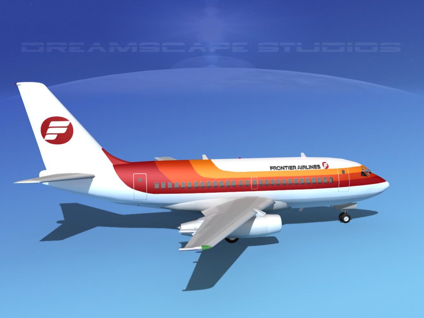 3d Boeing 737 737-100