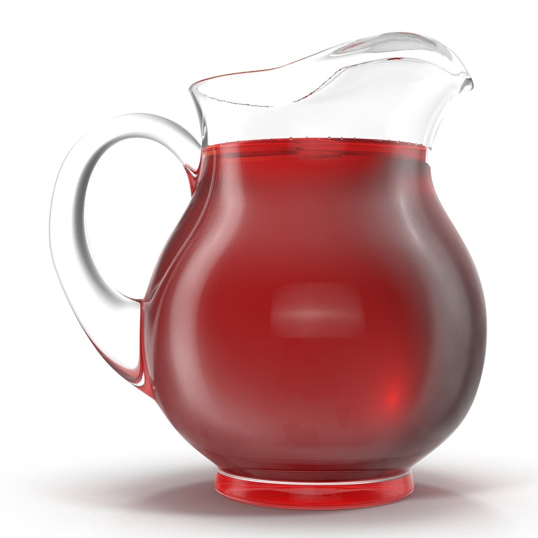 3d Model Of Fruit Punch Pitcher