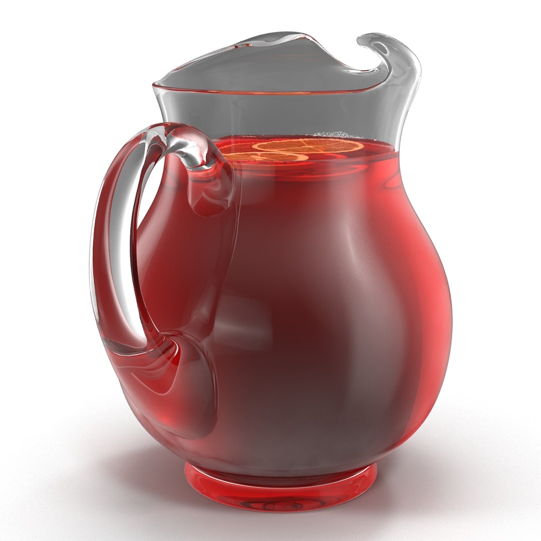 3d Model Of Fruit Punch Pitcher