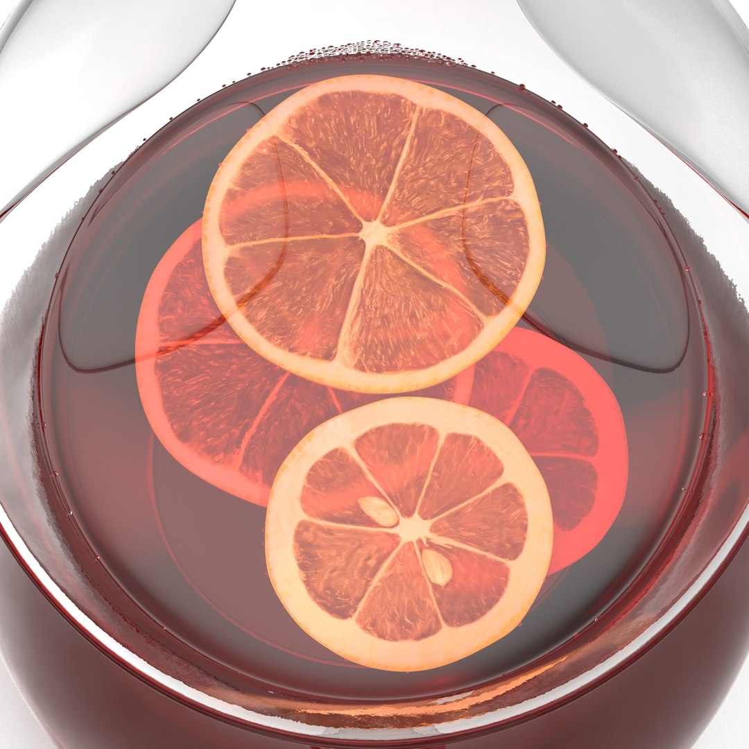 3d Model Of Fruit Punch Pitcher