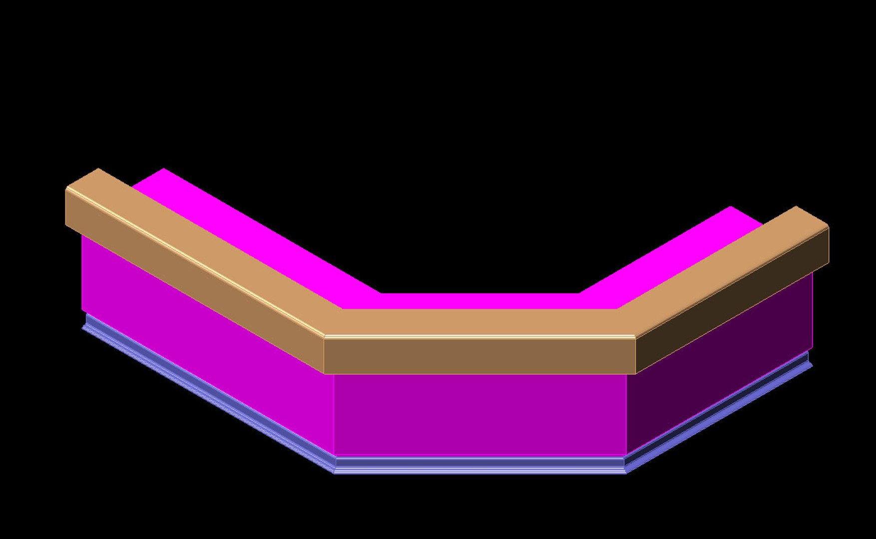 Receptionist Desk Dwg