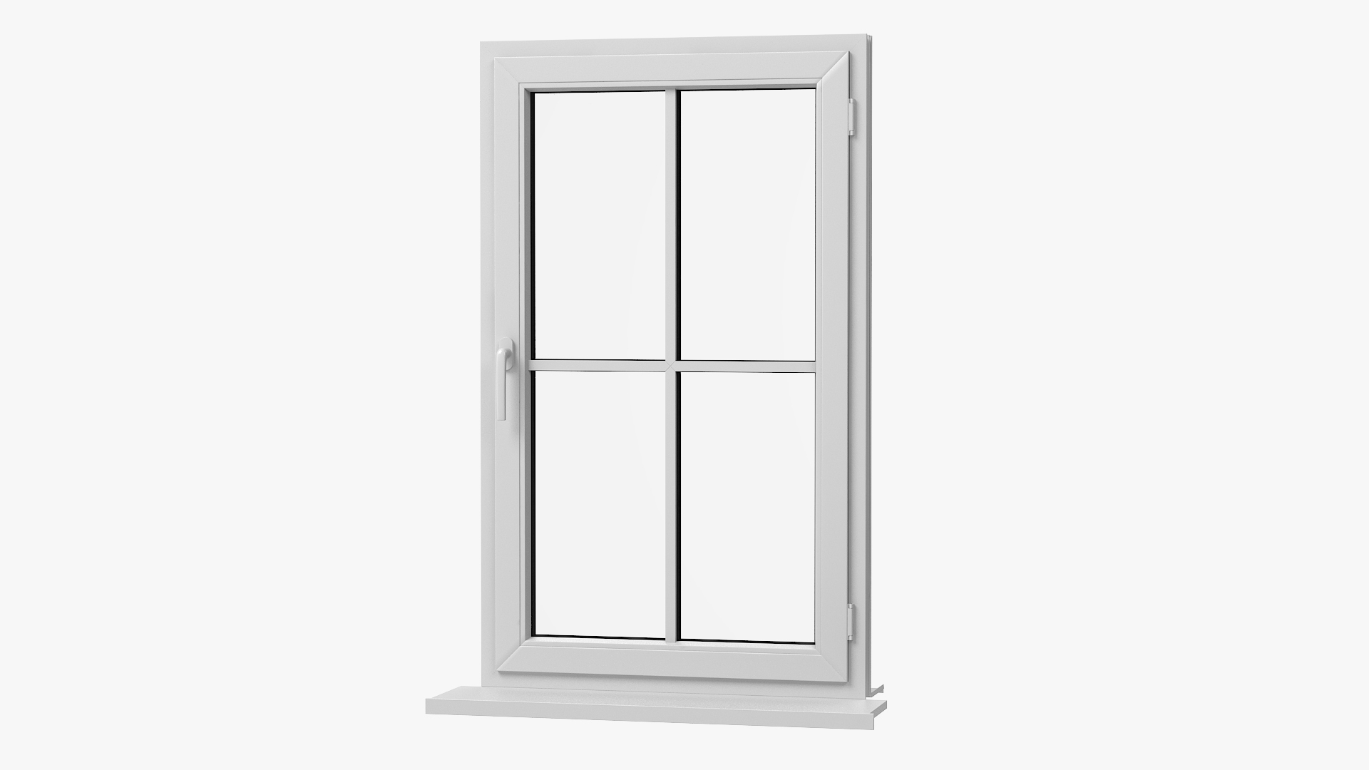 3D Classic Window 2x2 Panels - TurboSquid 2263768