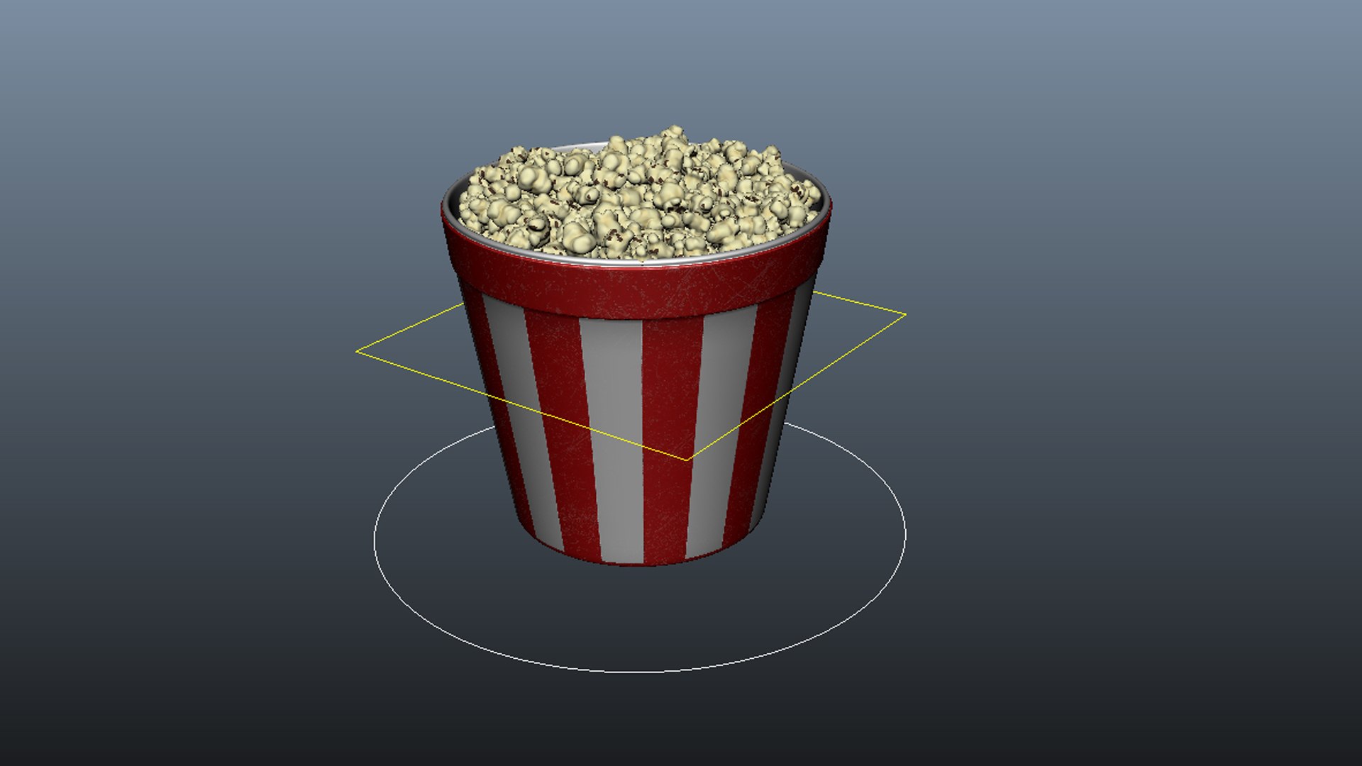 Asset Popcorn 3d Rig Model For Maya 3D Model - TurboSquid 2199869