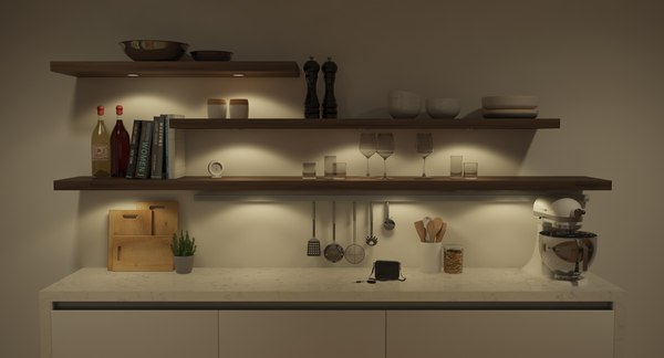 kitchen interior 3d dxf