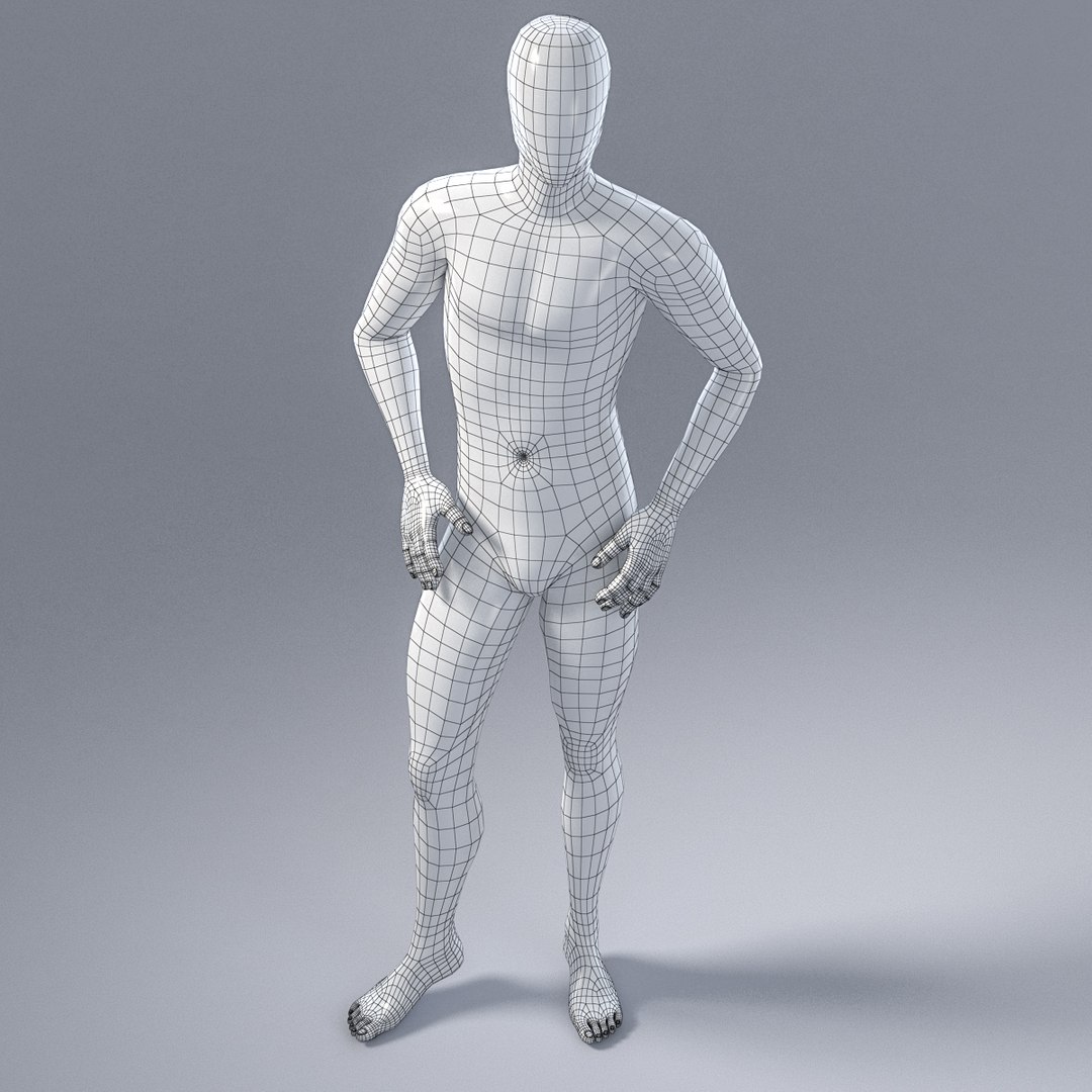 3d Male Mannequin Model