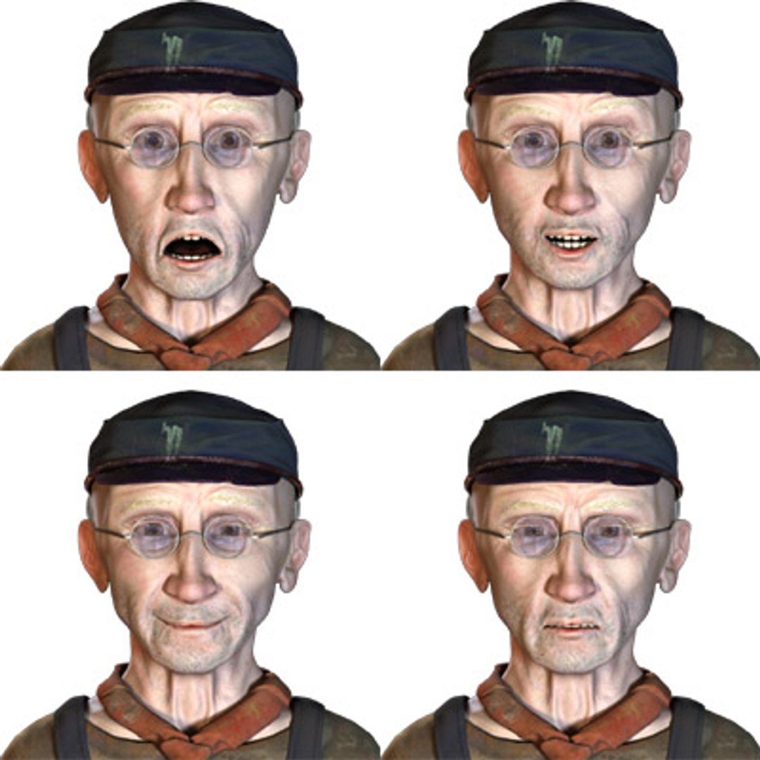 Factory Worker 3d Model