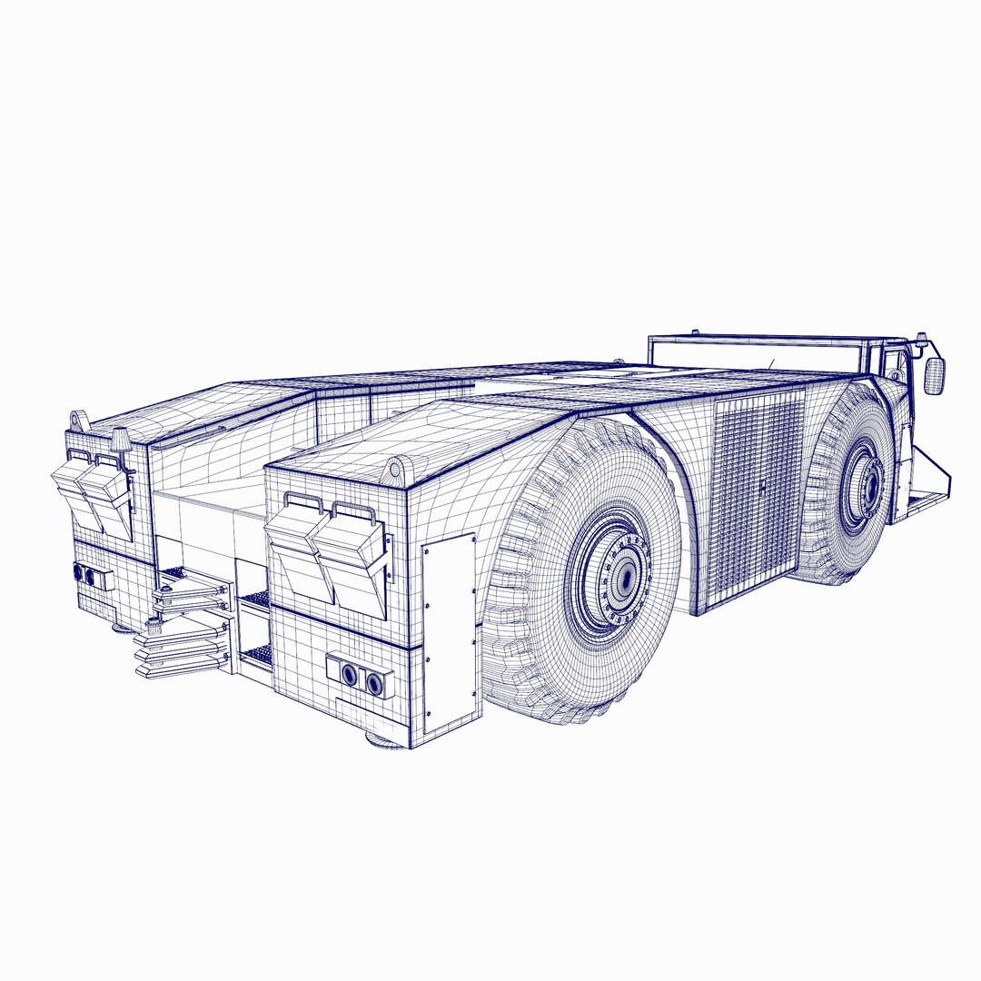 Aircraft Towing Tractor Hauler Model - TurboSquid 2408674