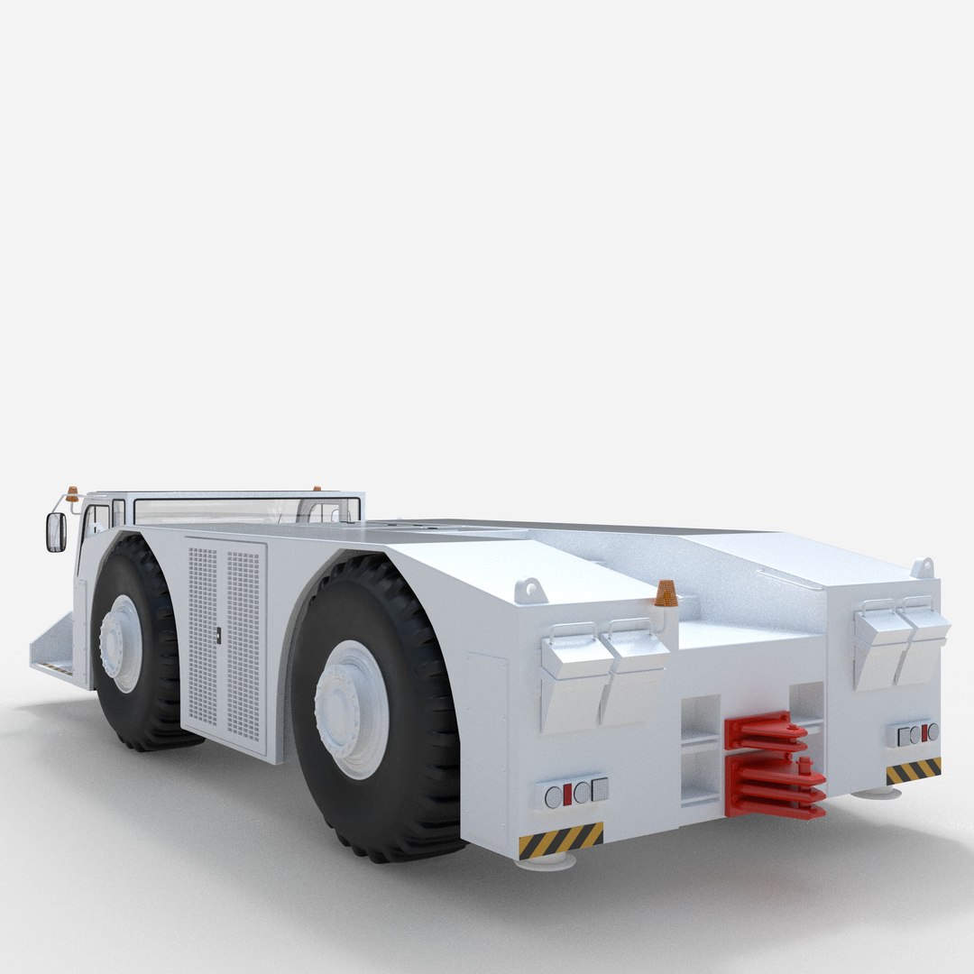 Aircraft Towing Tractor Hauler Model - TurboSquid 2408674