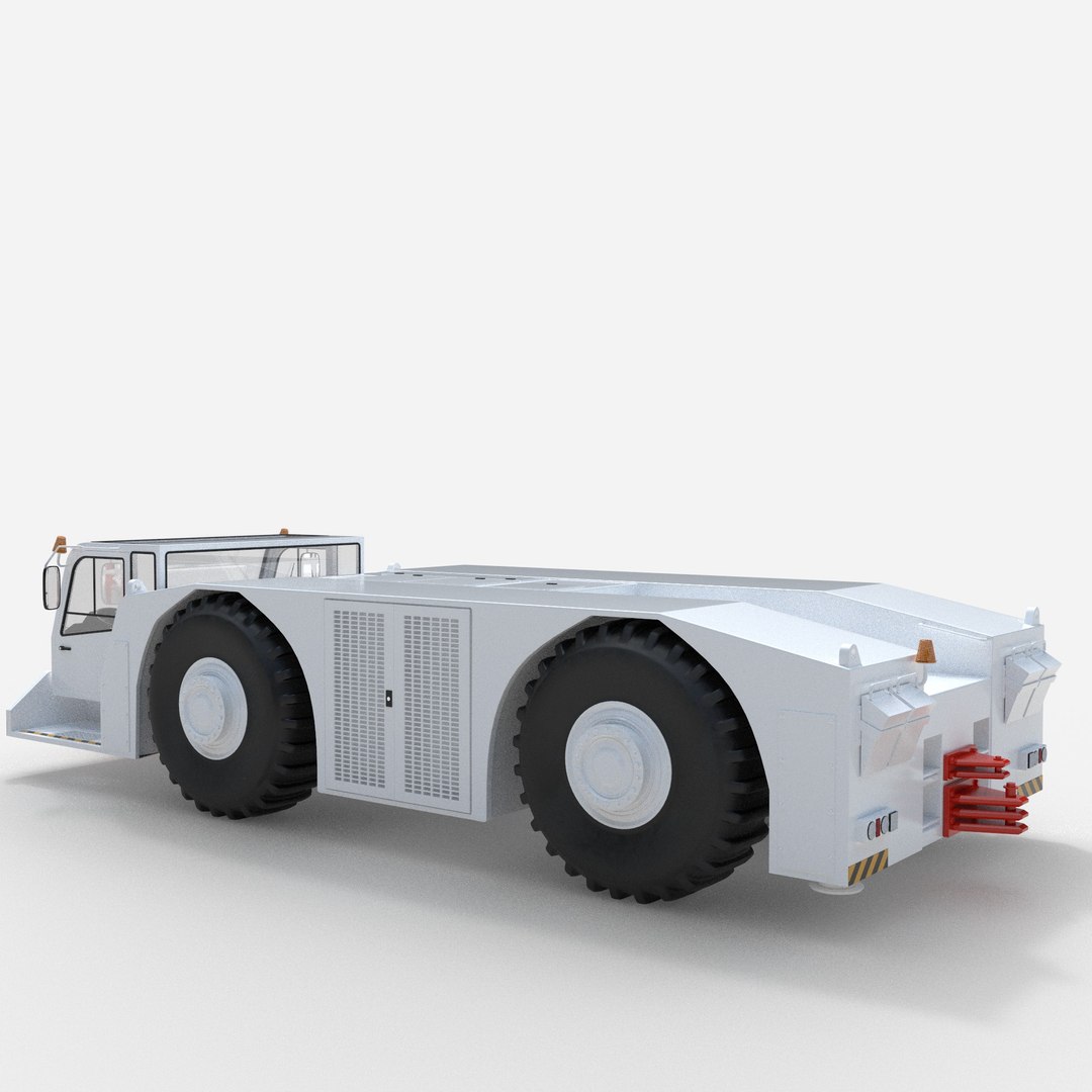 Aircraft Towing Tractor Hauler Model - TurboSquid 2408674