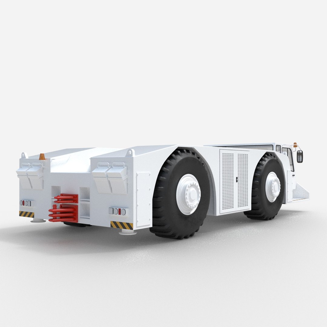 Aircraft Towing Tractor Hauler Model - TurboSquid 2408674