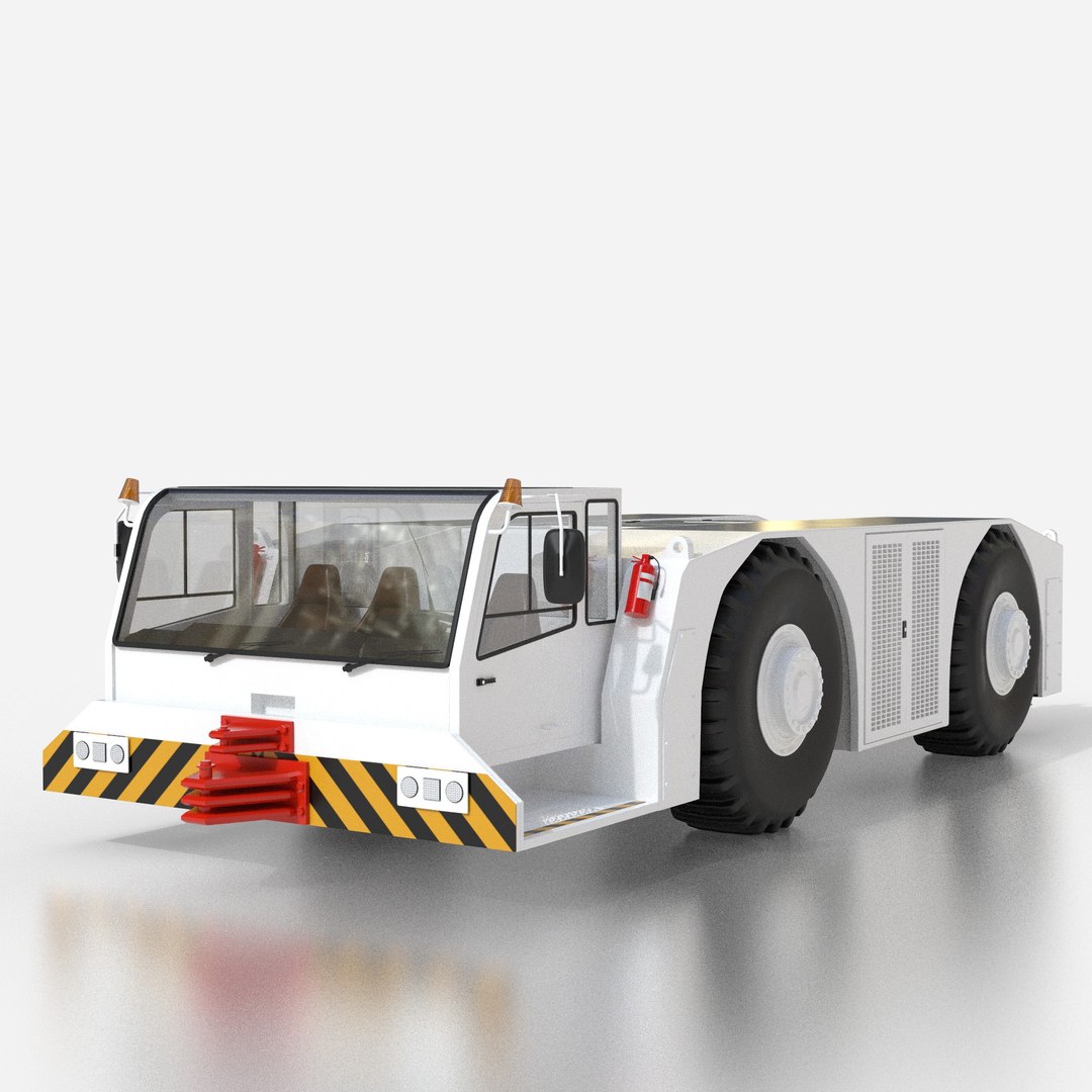Aircraft Towing Tractor Hauler Model - TurboSquid 2408674