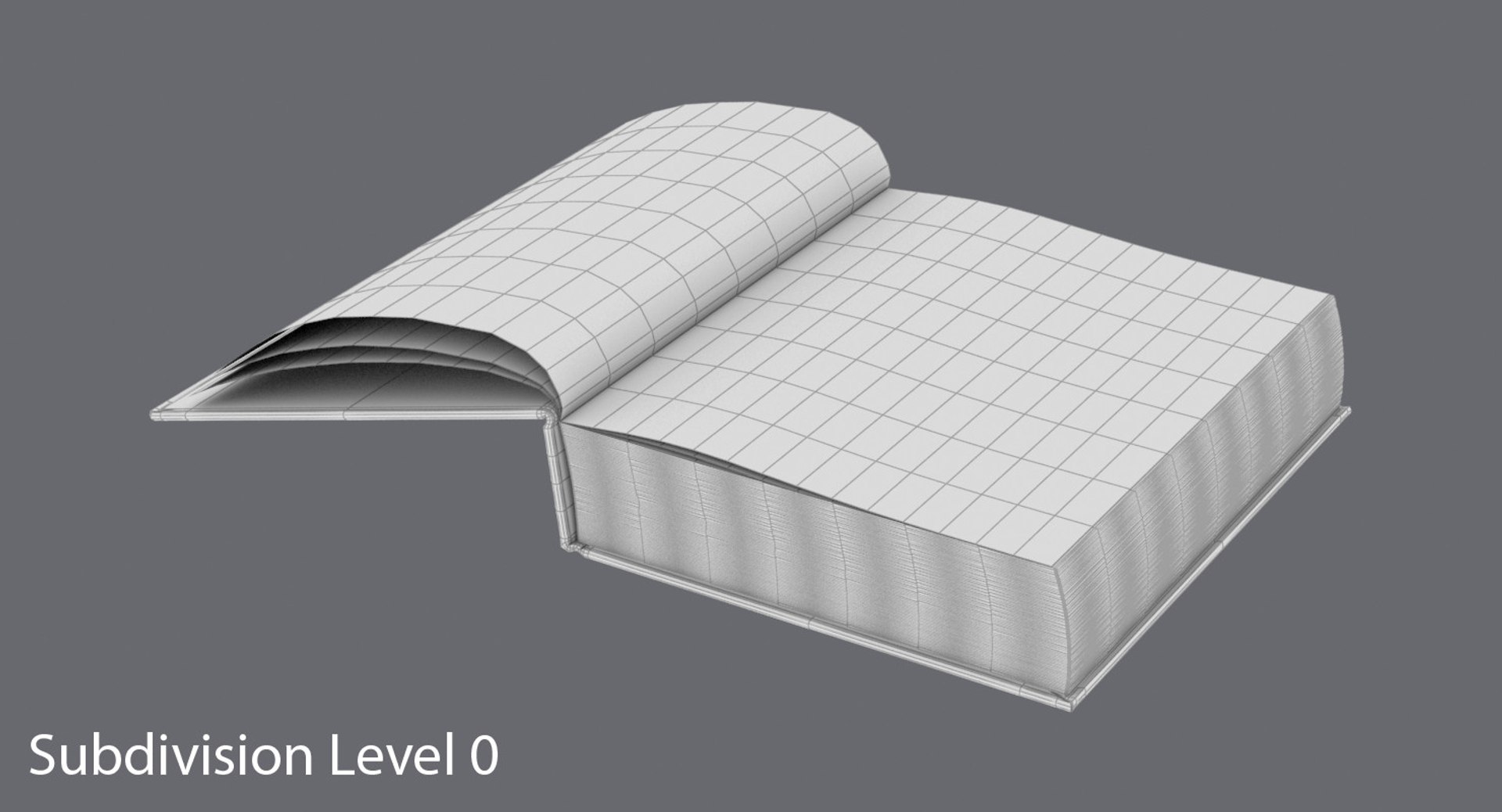 open book 3d max
