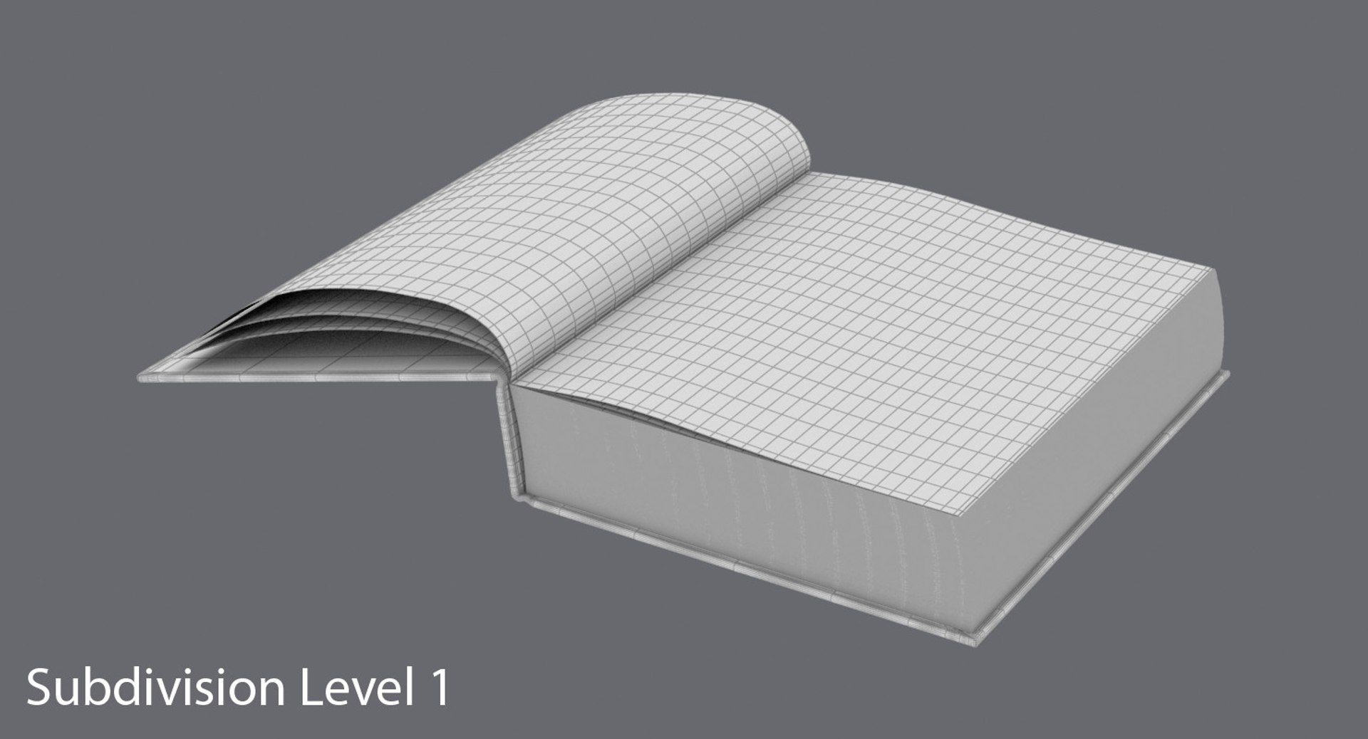 open book 3d max