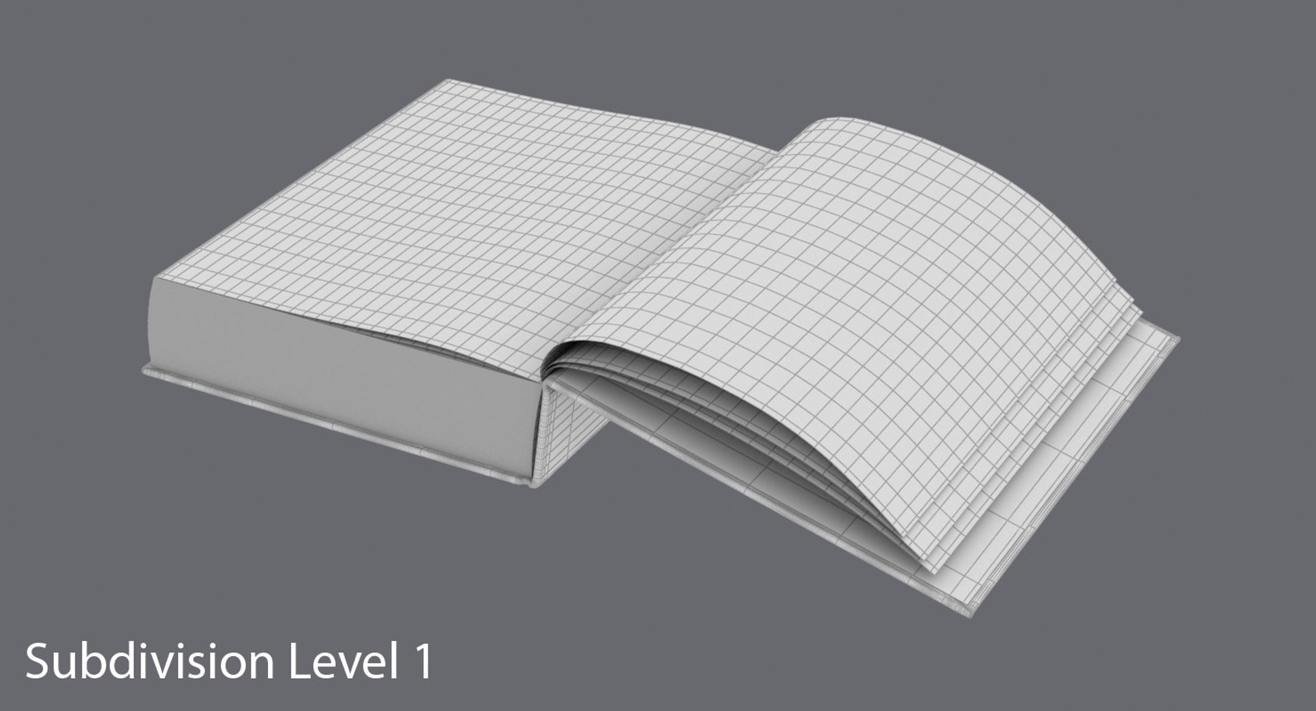 open book 3d max