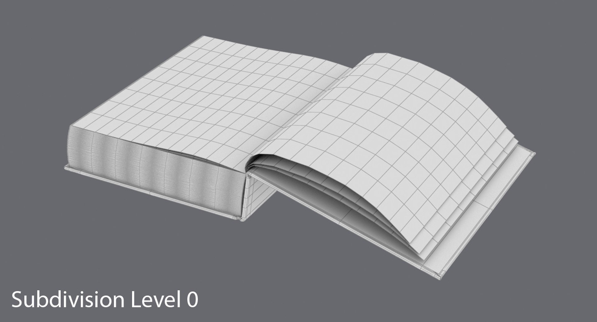 open book 3d max