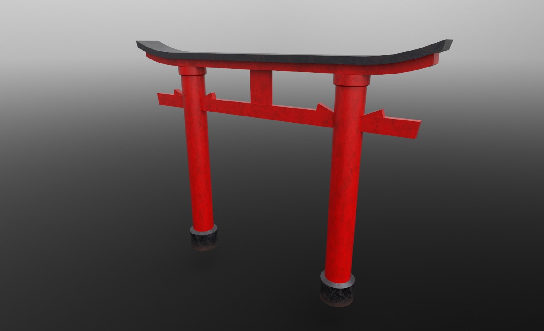 3D Japanese Torii - TurboSquid 1348816