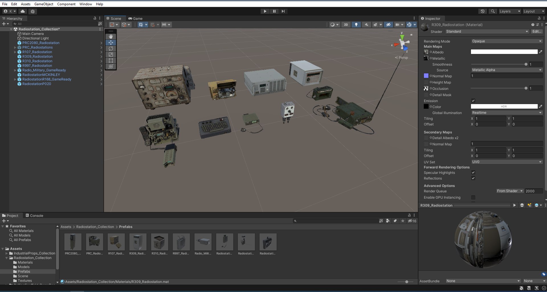3D Radiostations Collection GameReady LODs - TurboSquid 1997390