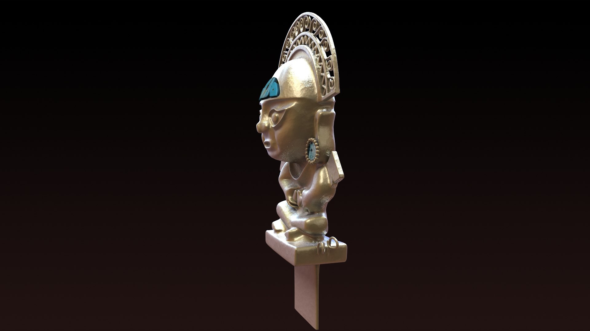 3D Model Incan Idol - TurboSquid 1514478