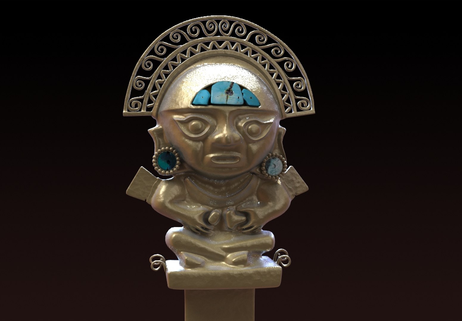 3D model incan idol - TurboSquid 1514478