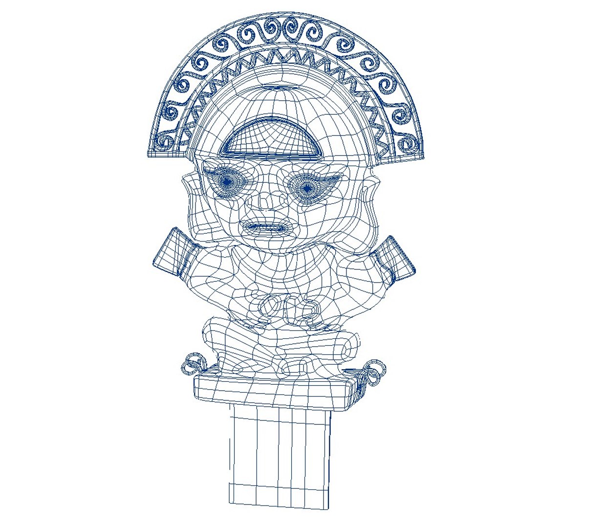 3D Model Incan Idol - TurboSquid 1514478