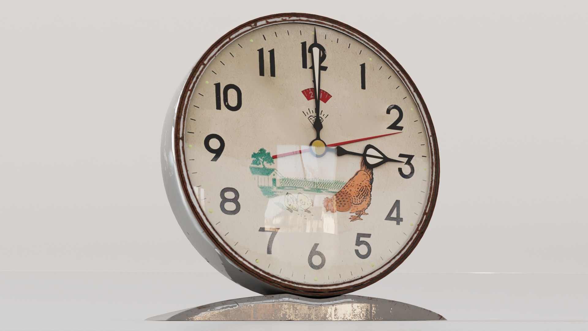 Vintage Clock 3D Model - TurboSquid 2280527