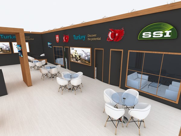 3D stall 750x1450cm height 366 - TurboSquid 1577627