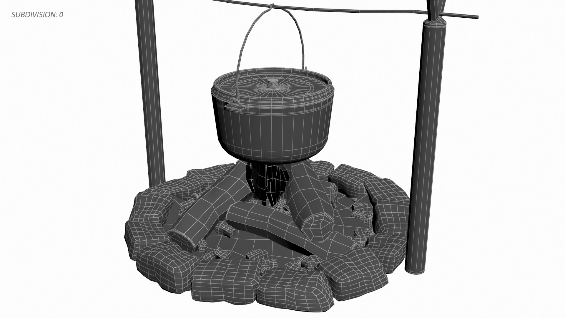 Campfire 3D - TurboSquid 2156174