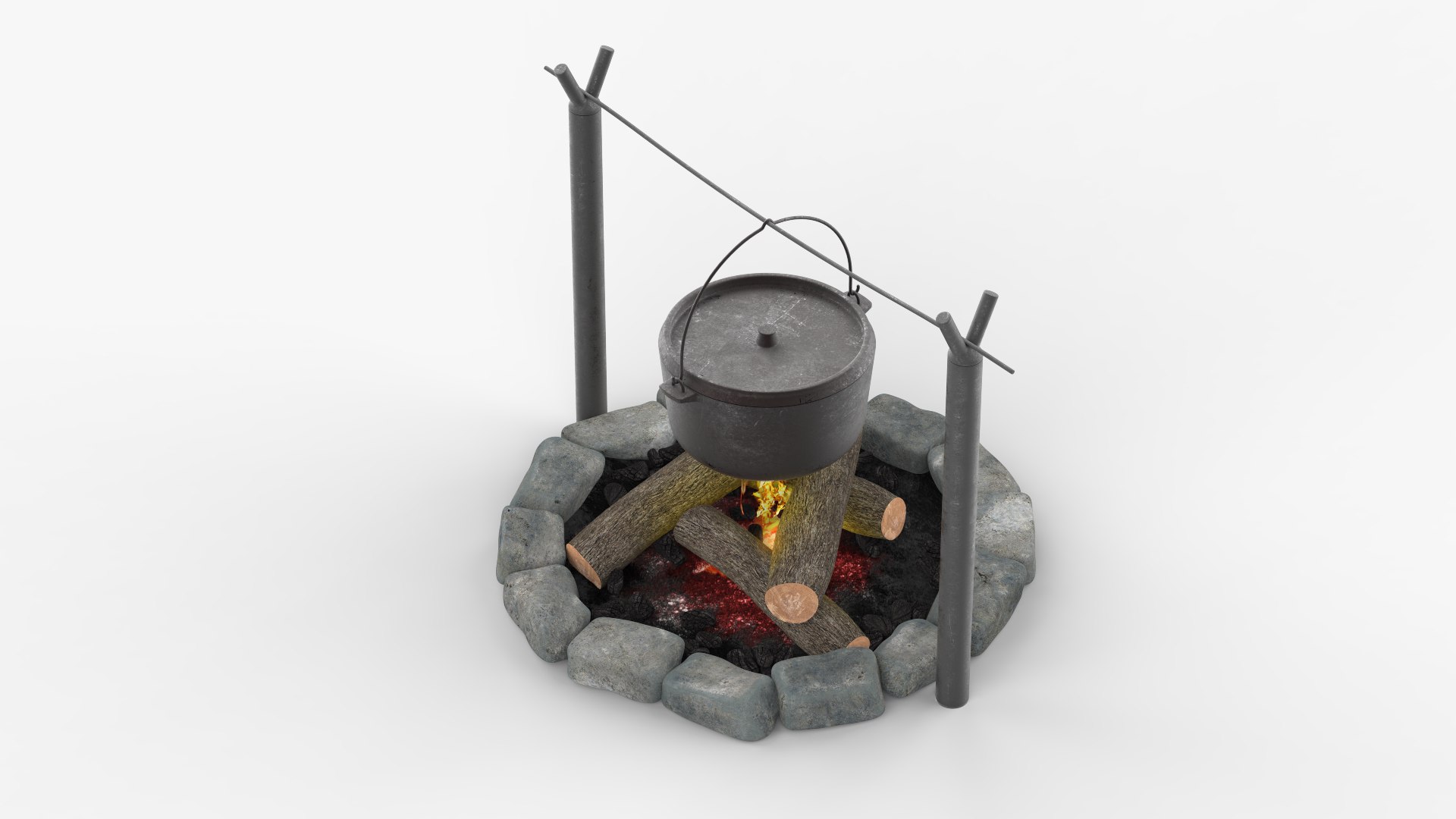 Campfire 3D - TurboSquid 2156174