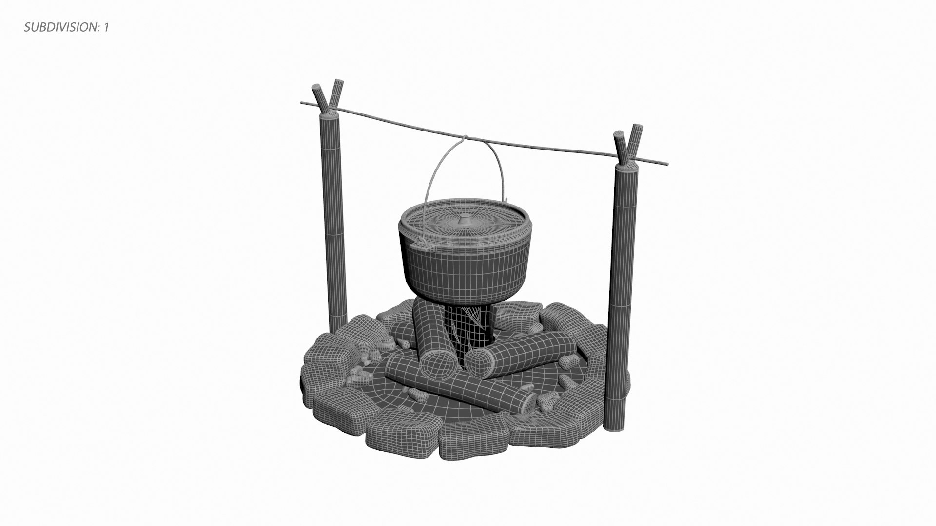 Campfire 3D - TurboSquid 2156174