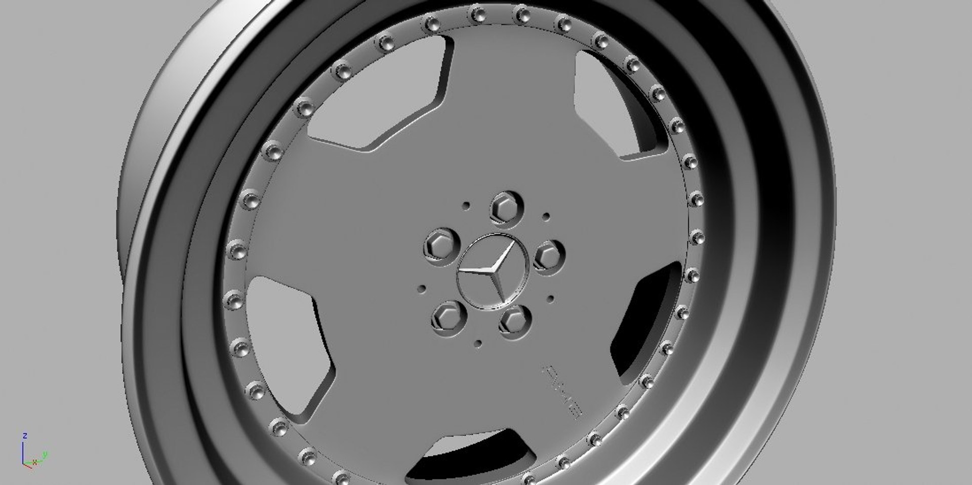 Amg Monoblock 3d Model