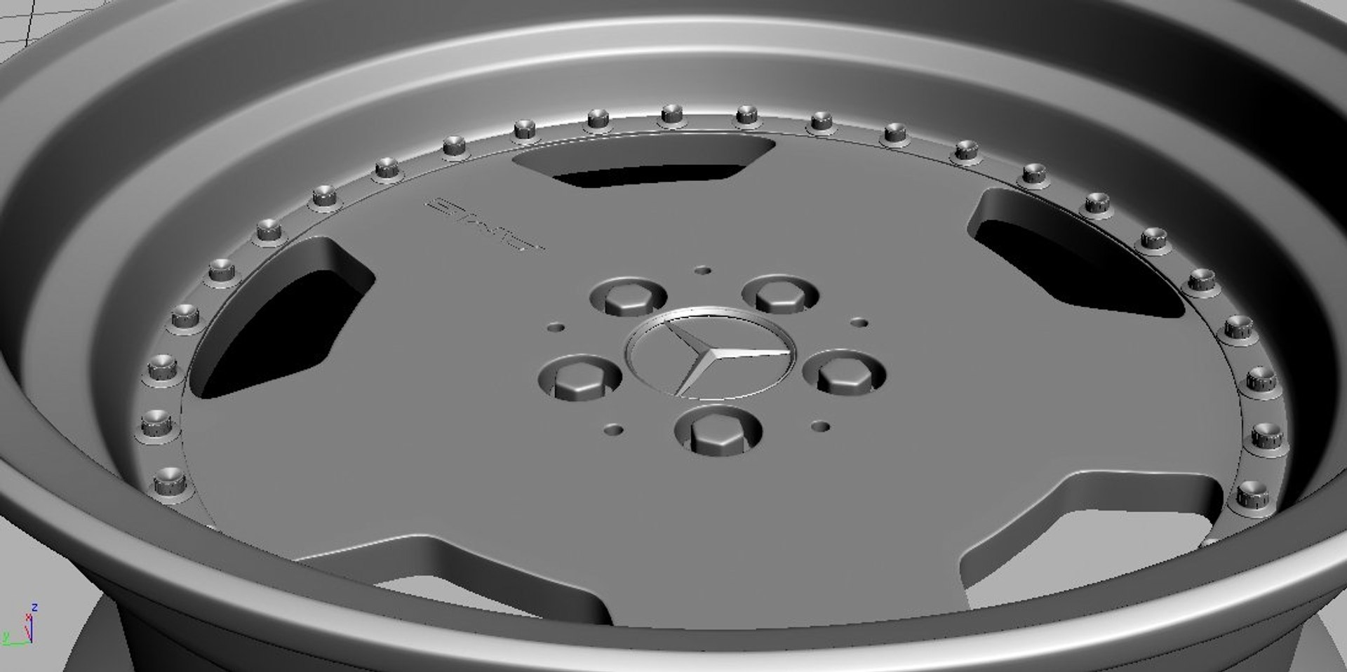 Amg Monoblock 3d Model