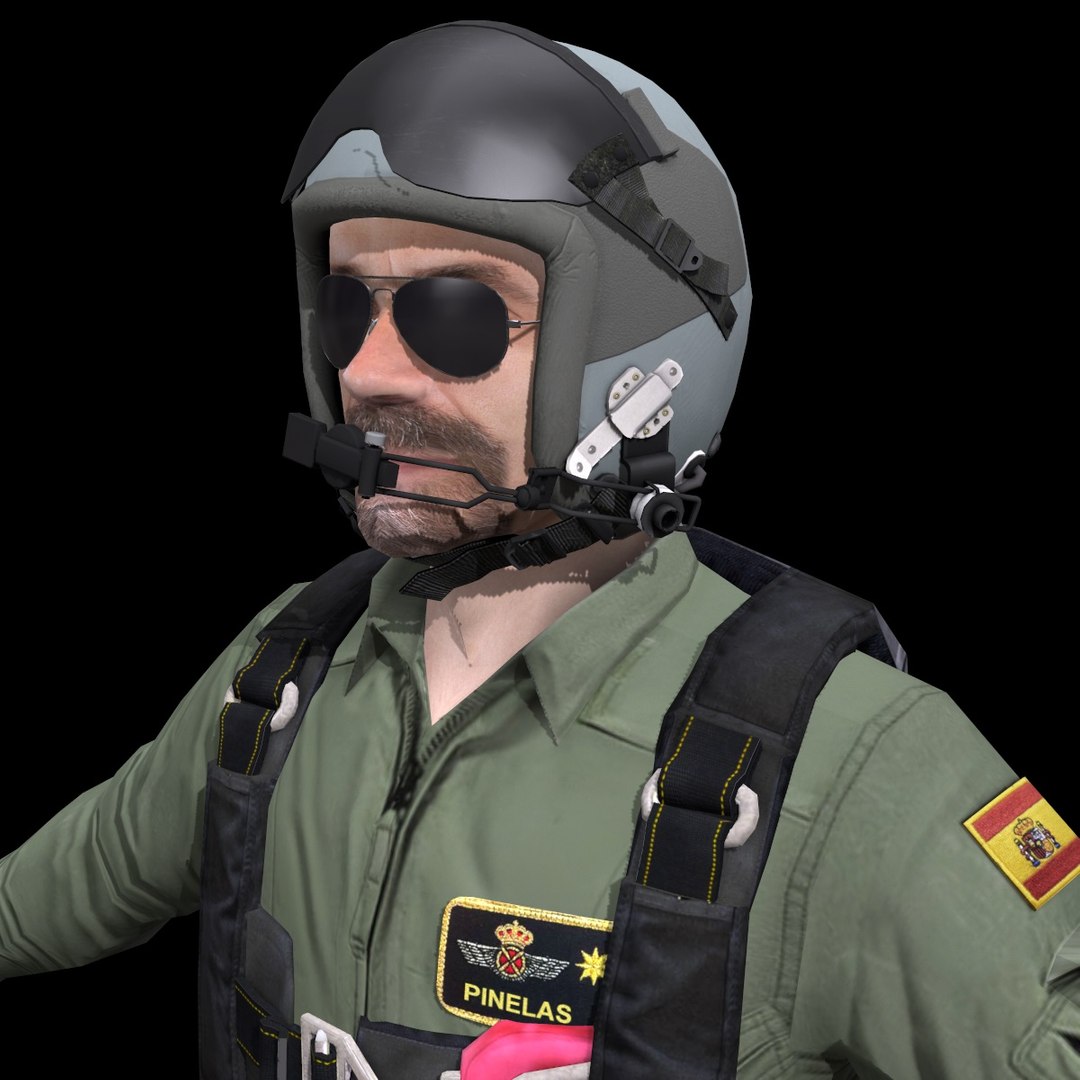 3d Model Pilot Realtime