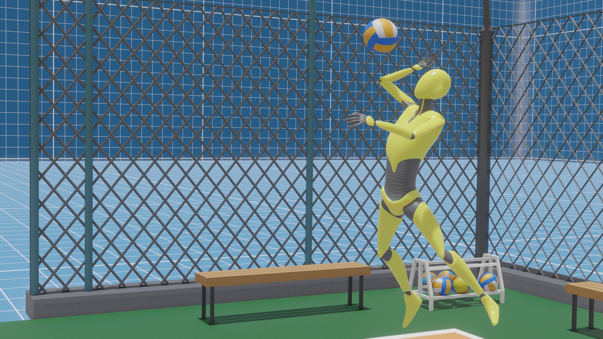 3D Model Volley-ball Animations - Motion Cast14 Vol1 - TurboSquid 1991591