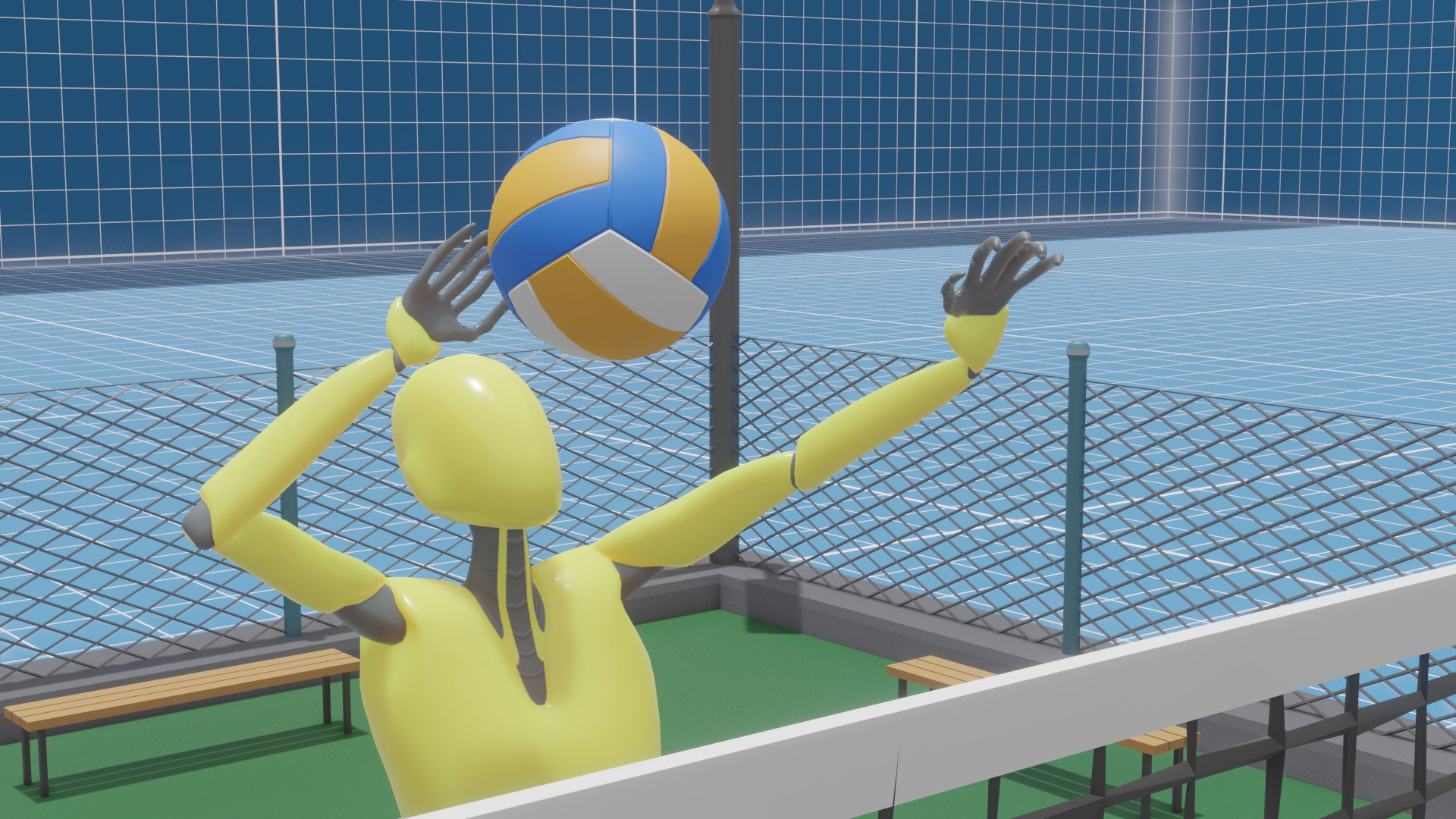 3D Model Volley-ball Animations - Motion Cast14 Vol1 - TurboSquid 1991591